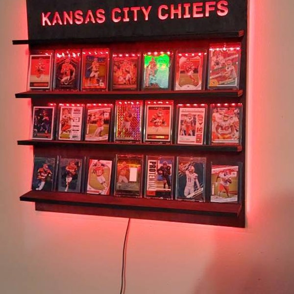 Sports Card Display Shelf, Football Card Display Case, Baseball Card ...