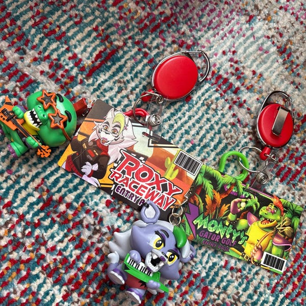 Five Nights at Freddys Security Breach Badge FNAF Badge, Security ...