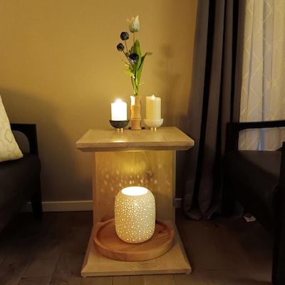 White Oak Square Coffee Table - Etsy