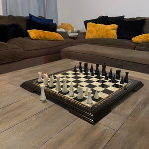 Beautifully Detailed 20x20 Inch Solid Wood Chess Board NO - Etsy