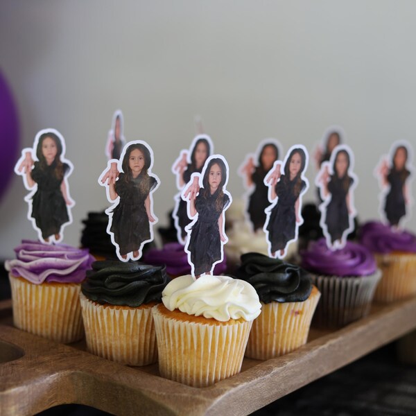 Custom Logo Cupcake Toppers for Events, Personalized Branding for ...