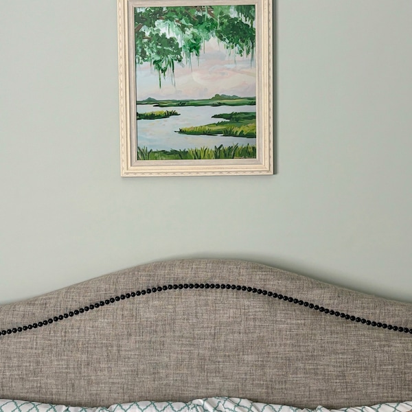 Abstract Marsh Print of 'golden Hour' by Amanda Oswalt, Water Oak ...