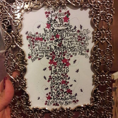 Fearless Cross for Girls and Women, Personalized Confirmation Gift ...