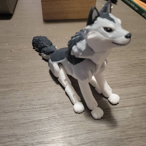 3D Printed Articulated Mouse in Cheese Box - Etsy