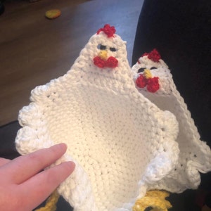 Pattern-crochet Chicken Bowl Cozy - Etsy