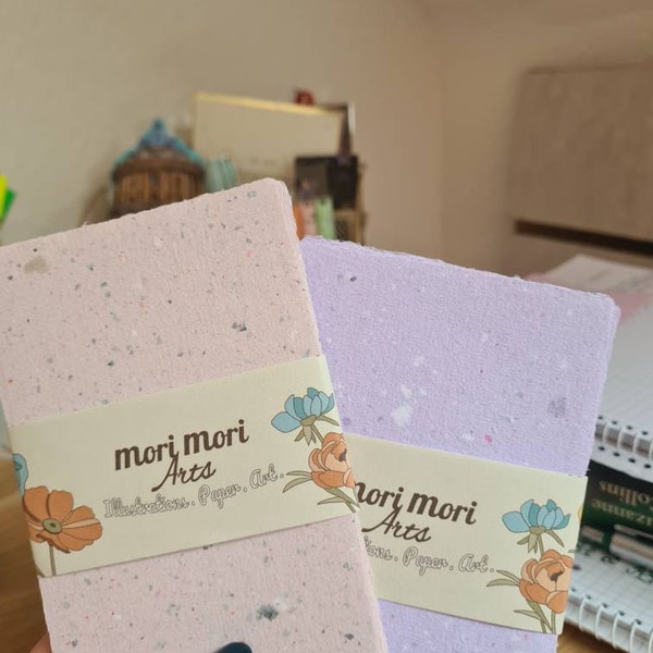 Handmade Paper Sheets Recycled, Mould-made, With Deckled Edges, 13cm X ...