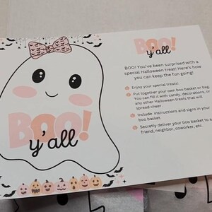 You've Been Boo'd Hipster Ghost Boo Basket Gift Tag and Instructions ...