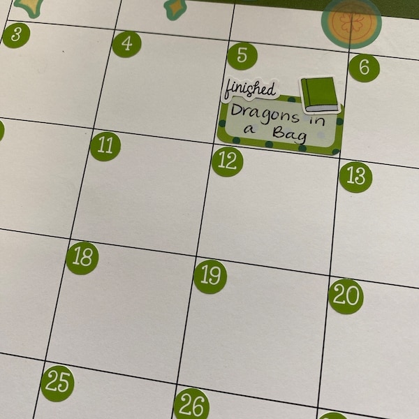 Color Choice - Tiny Date Stickers - Countdown Stickers - Small Number ...