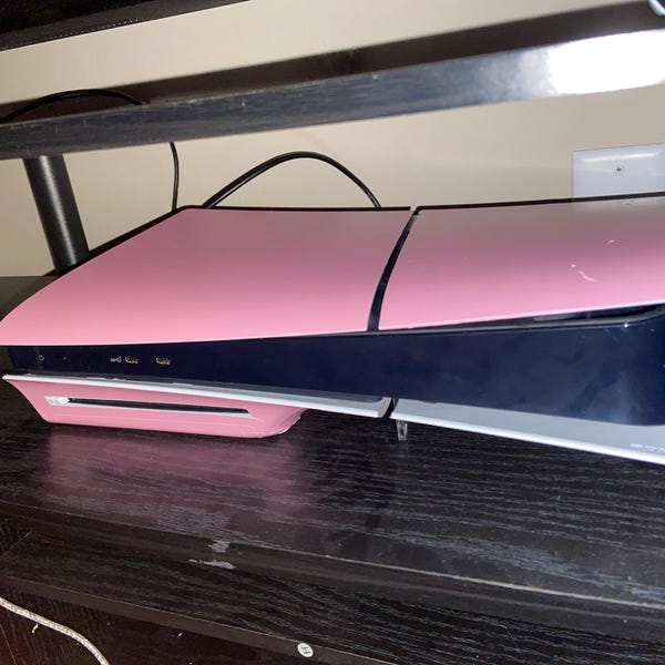 Signature Pastel Series PS5 Slim Skin, Custom Pastel PS5 Skin Pink ...