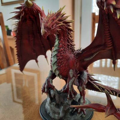 Elder Red Dragon Miniature Rescale Miniatures Dnd Miniatures Role ...