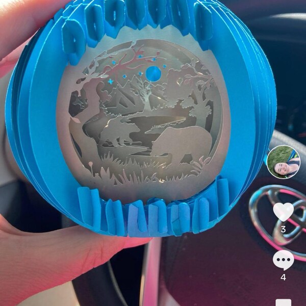 PDF, SVG, Studio Template Fruit Pop Up, 3D Papercut Sliceform Popup ...