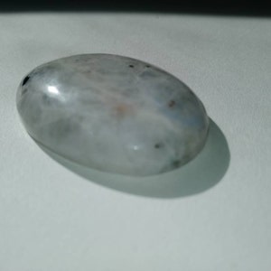 One 1 Rainbow Moonstone Worry Stone for Crystal Healing Pocket Palm ...