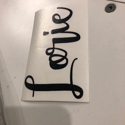 Custom Vinyl Text Decal Choose Your Font, Size, Color Vinyl Names ...