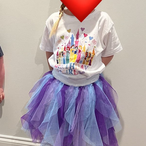Disney Princesses Birthday Shirt, Disney Birthday Shirt, Girl's Disney Birthday Shirt, Disney ...
