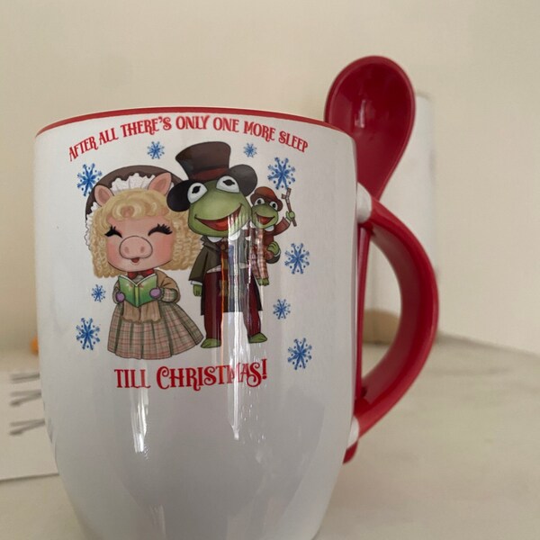 Christmas Movie Mug, Muppet Christmas Carol Mug for Hot Chocolate, Christmas Eve Box Accessory ...