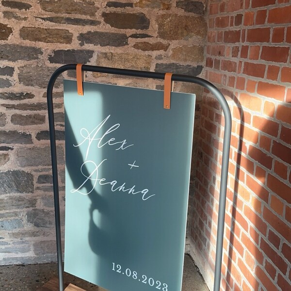 Welcome Sign Stand 4'x3'straps Included - Etsy