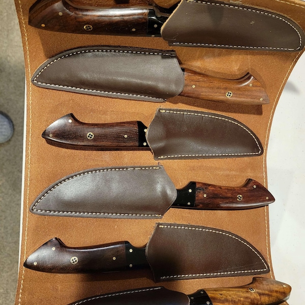 6 Pieces Handmade Steak Knives Set Dining Cutlery Gift for Food Lover ...