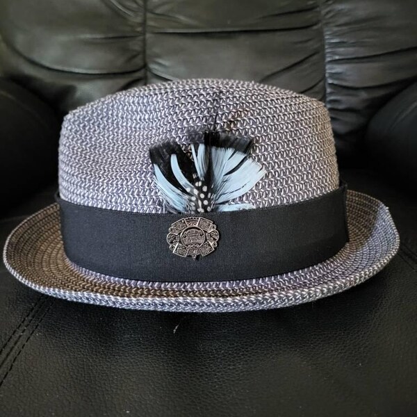 White Golden Line Pachuco Wide Brim Garcia Signature Hat - Etsy