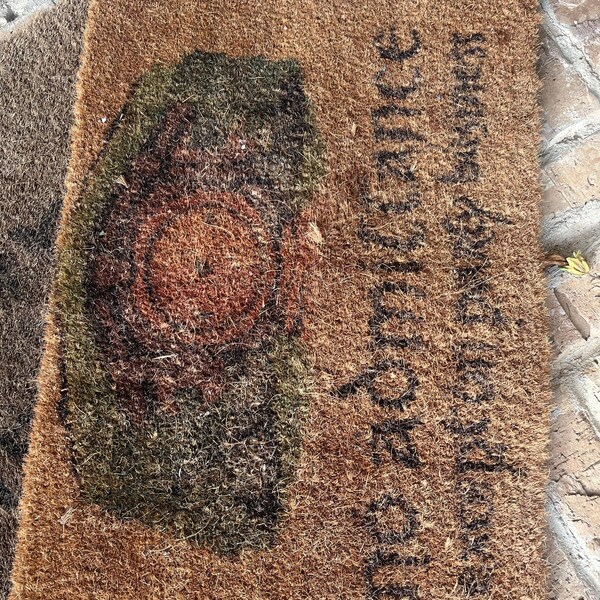 Bless This Home and All Who Enter Doormat, Custom Door Mat ...