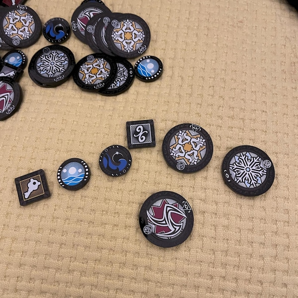 Condition Token Set - Sorcery TCG Acrylic Tokens - Etsy