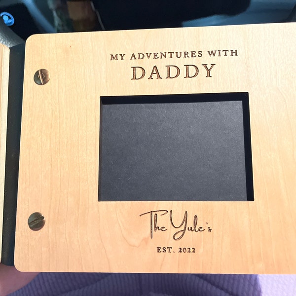 Personalized Fathers Day Gift, Adventures With Daddy, Personalized ...
