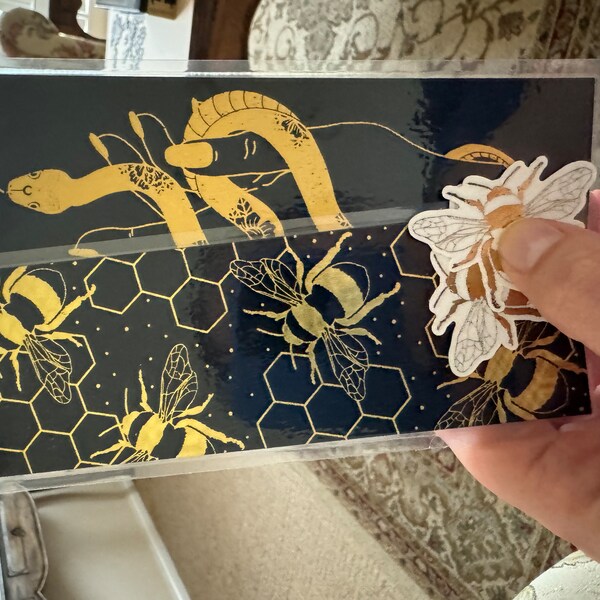 The Lovers Tarot Sticker, Tarot Sticker, Gold Foil Sticker, Celestial ...