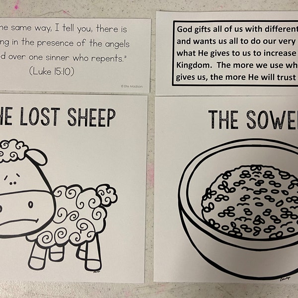 GIDEON Bible Story Activity Posters | Christian Homeschool Printable ...