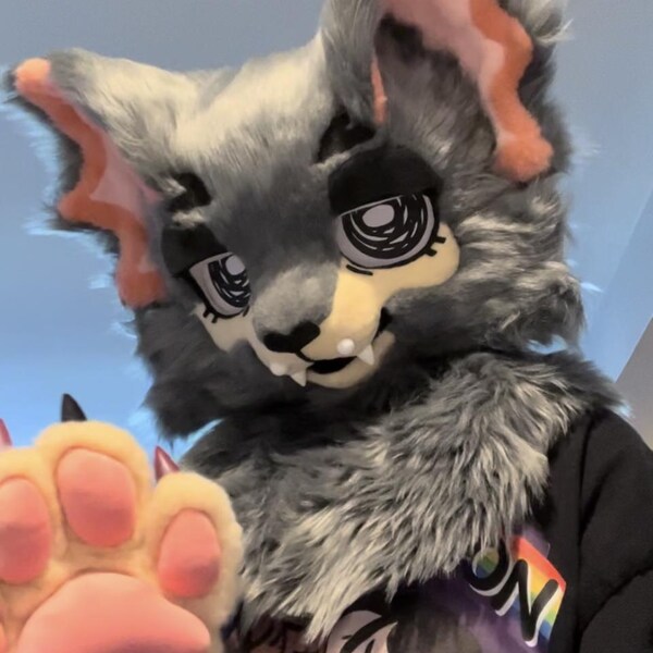 SOLD OUT! Adopt Noria | Mini Partial Fursuit Wolf – Ready to Ship ...