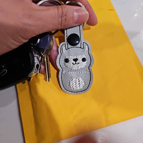 Bat Keychain, Bat Key Chain, Bat Zipper Pull, Bat Gift, Bat Bag Tag ...