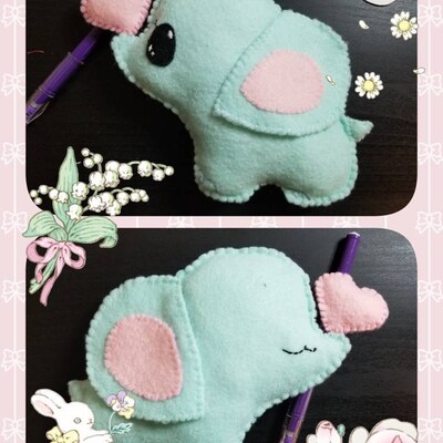 Plush Sewing Pattern PDF Kawaii Cat Stuffed Animal Round Egg - Etsy