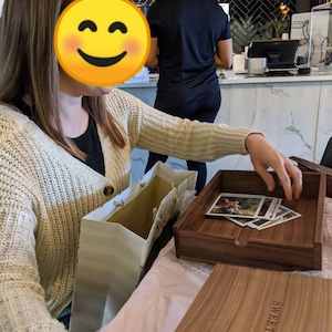 Travel Memory Box Engraved Wood Keepsake Box for Photos Letters Tickets ...