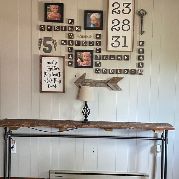 10" Vintage Metal Number 2 - Marquee Signage - Number Sign - Birthday ...