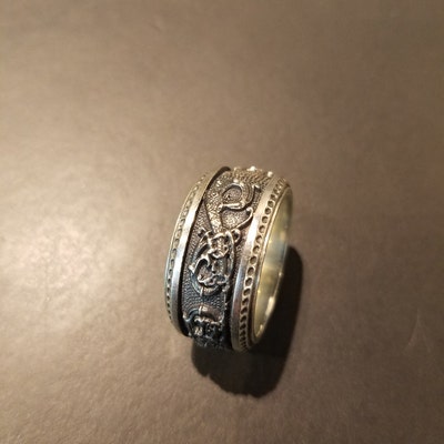 Norse Ringerike Dragon Viking Ring Scandinavian Norse Jewelry - Etsy