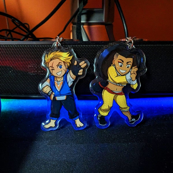 Street Fighter and Strider Hiryu Keychains - Etsy