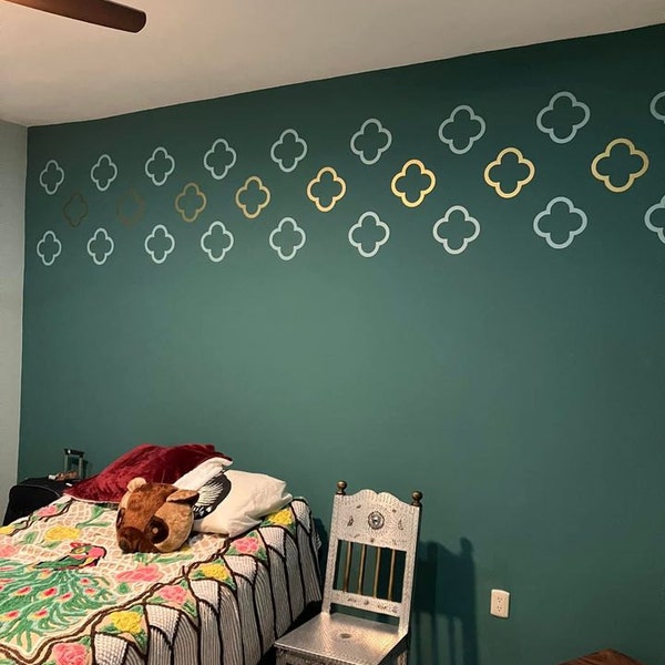Aztec Wall Pattern Vinyl Wall Decals, Large Decal Aztec Pattern, Like ...