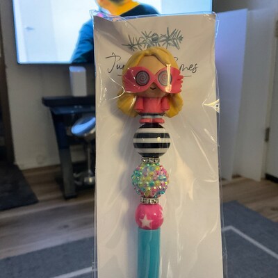 Lilo and Stitch Inspired Autograph Pen, Beaded Ballpoint Pen With ...