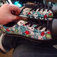 Pastel Goth Socks Pink Bats on Black Socks Creepy Cute - Etsy