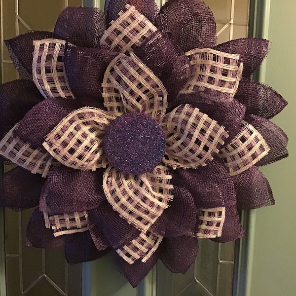 Purple Poly Burlap Mesh 10 Inch, Poly Burlap Mesh, Poly Burlap Mesh for ...