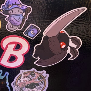 Mothman Magnets Cute Cryptid Mothman Magnet Set Boba Mothman Series ...