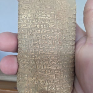 Sumerian Cuneiform Love Poem Tablet – Ancient Mesopotamian Art Replica ...