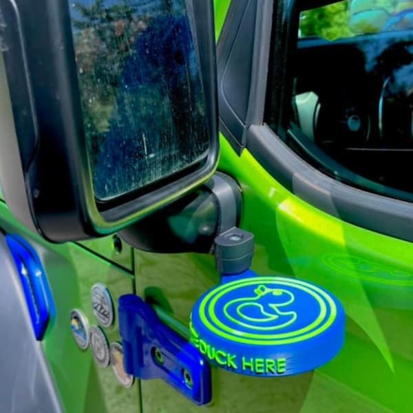 Duck Keychain 3D Printed Jeep Duck Duck Jeep - Etsy