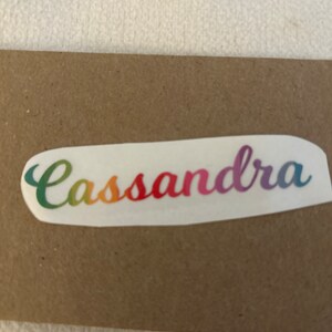 Name Decal Tumbler Name Sticker Tumbler Decal Wine Glass - Etsy