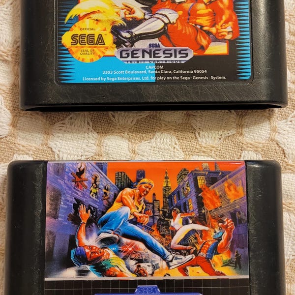 Sonic & Knuckles SEGA Cartridge Game Replacement Labels. Replace Labels ...