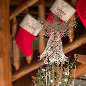 3D Snowflake Crochet Unique Handmade Christmas Tree Topper - Etsy