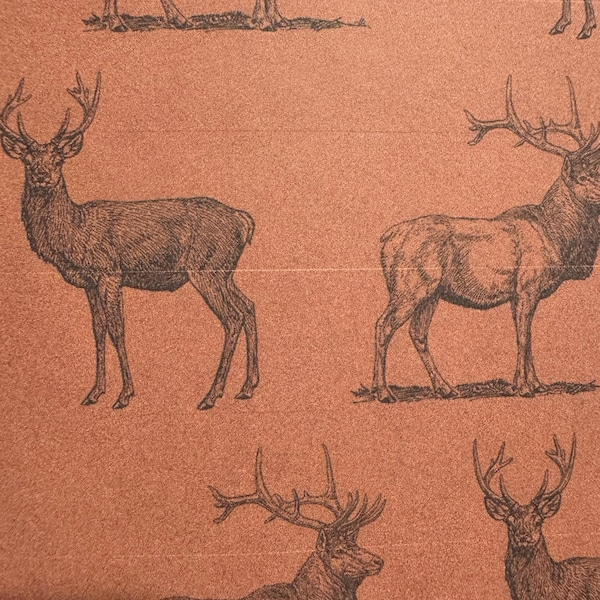Forest Wrapping Paper Deer Gift Wrap Elk Wrapping Paper Bachelor Party ...