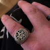 Tetragrammaton Ring, Solomon Seal Sacred Talisman Protective Amulet ...