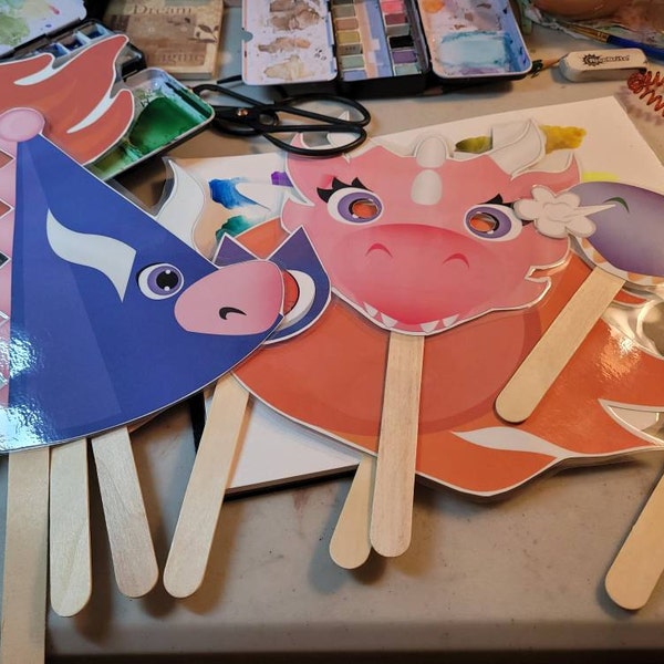 Dragon Knight Photo Booth Props for Fairytale Dragon Party - Etsy