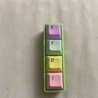 Clicky Cube Keyboard Fidget Desktoy/stress Relief 6 Key - Etsy