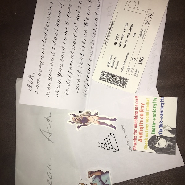 Dear Ash Letter | Banana Fish / Ash Lynx / Anime / Eiji Okumura / Manga ...