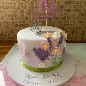 Personalised Custom 40th Birthday Cake Topper Party - Etsy